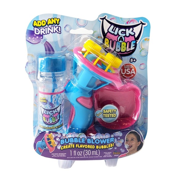 Toys | Lickabubble Flavored Bubble Blower Bubble Machine | Poshmark